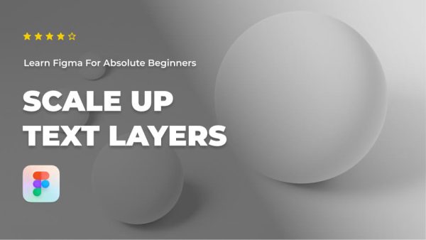 How to enlarge text layers in Figma - Captain Design