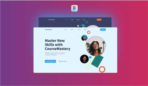Figma Tutorial: Crafting a Course website Header - Captain Design