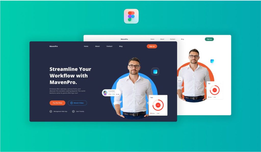 Figma Tutorial: Design Management App Header - Captain Design