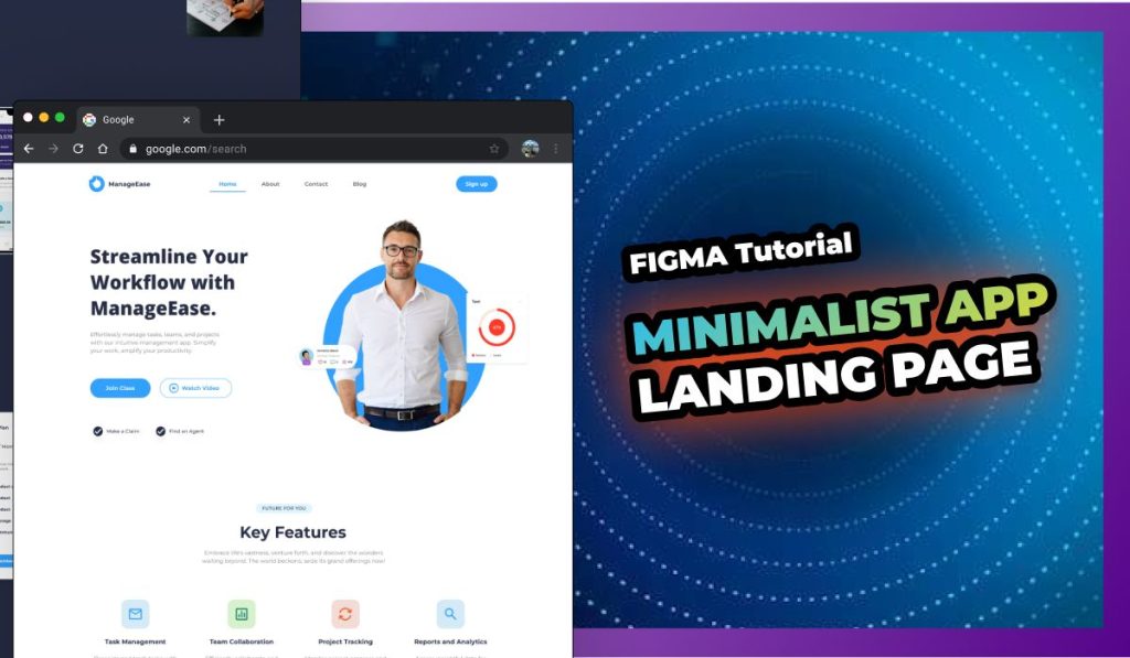 Creating management app Landing Pages with Figma: Tutorial for Beginners - Captain Design