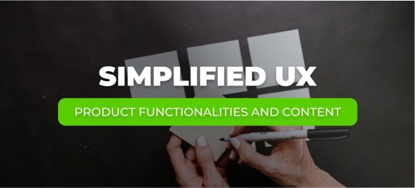 Simplified User Experience Part 3 Planning Product Functionalities And Content Captain Design