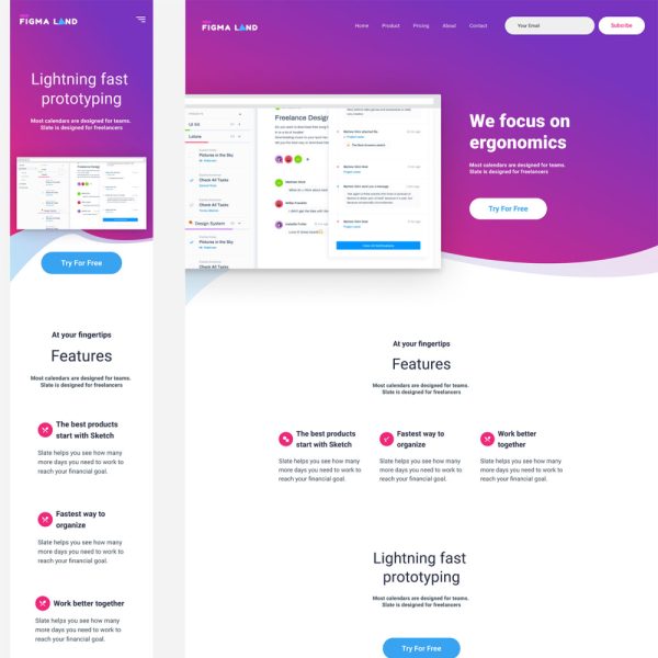 Signal - Figma Product Template - Captain Design