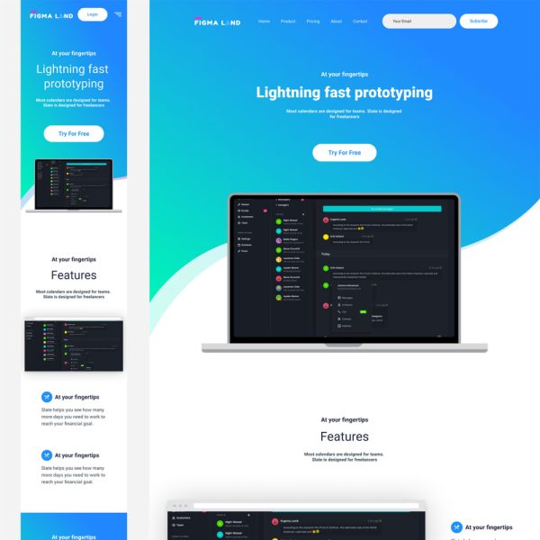 Signal - Figma Product Template - Captain Design