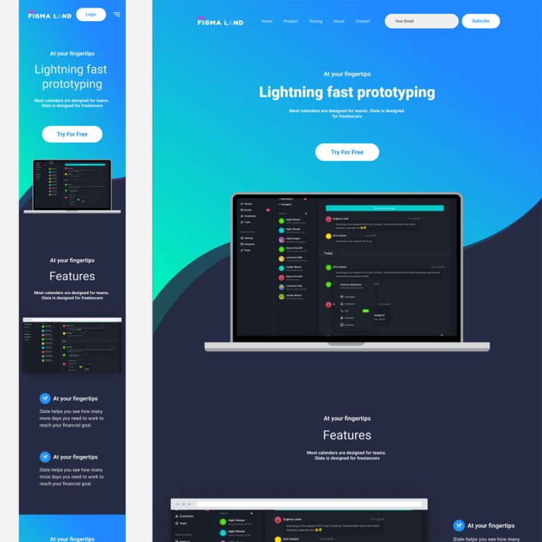 Signal - Figma Product Template - Captain Design