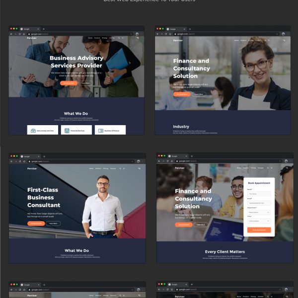 Perviser - Figma Consulting Dark Website Template - Captain Design Perviser - Figma Consulting Dark Website Template - Captain Design