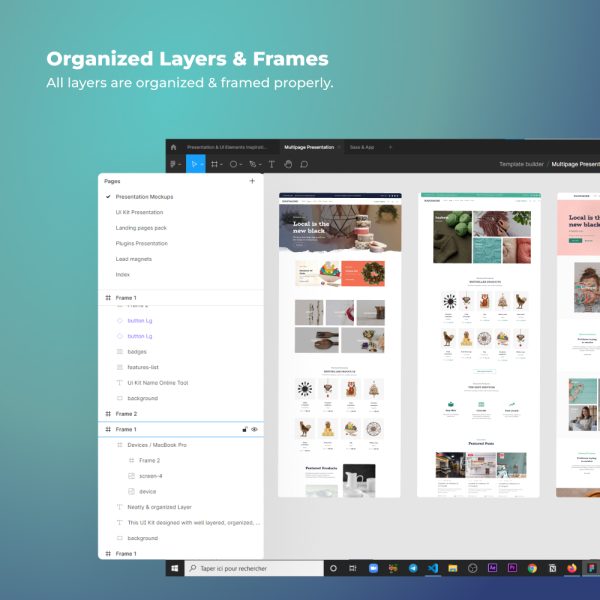 HANDMORE - Craft Ecommerce Figma Template - Captain Design