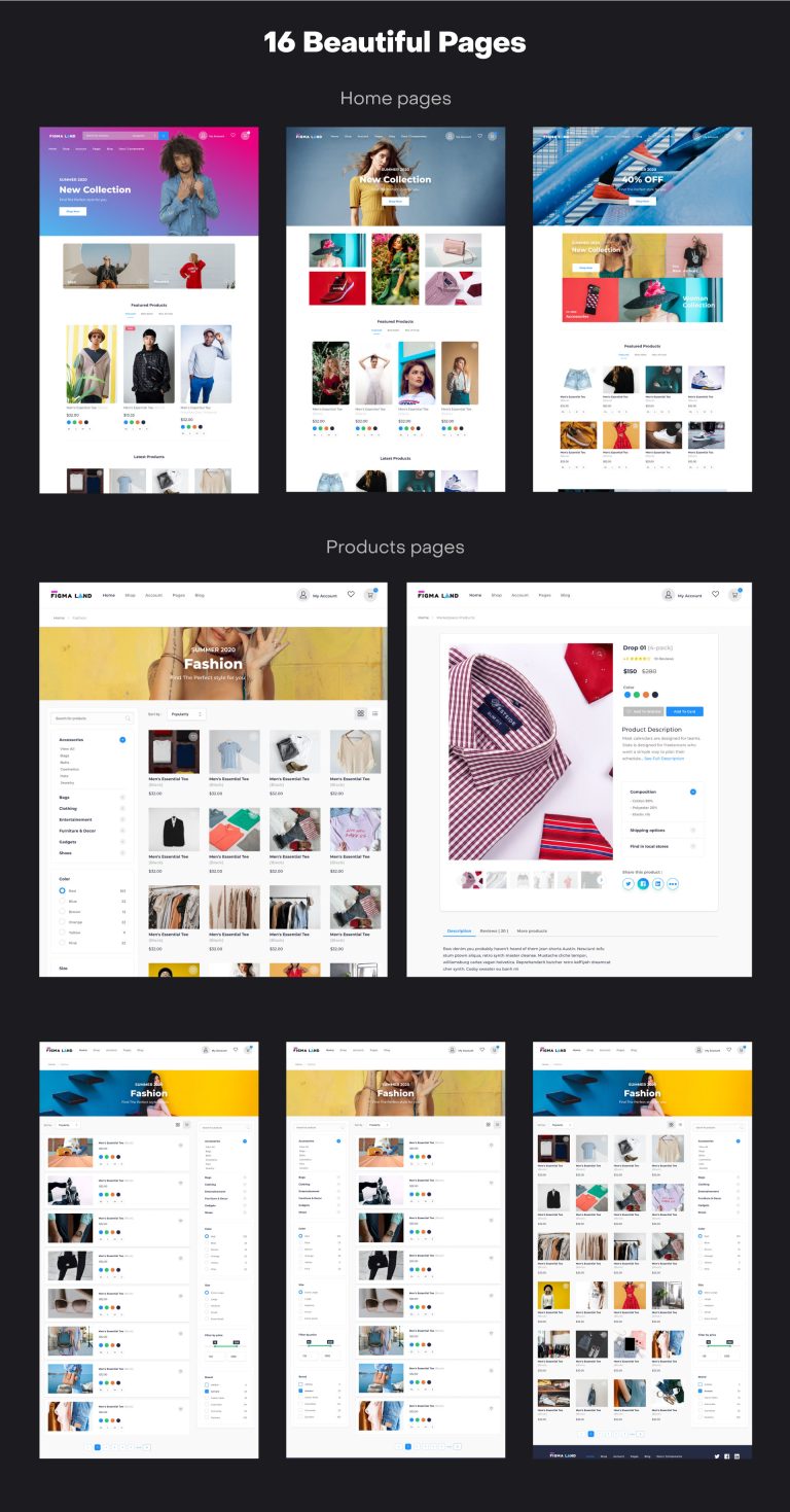 Eswap - Figma Clothing Store Template - Captain Design
