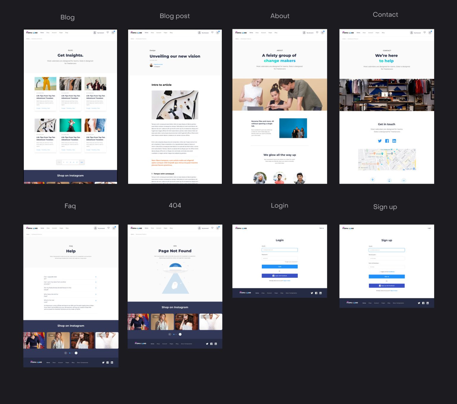Eswap - Figma Clothing Store Template - Captain Design