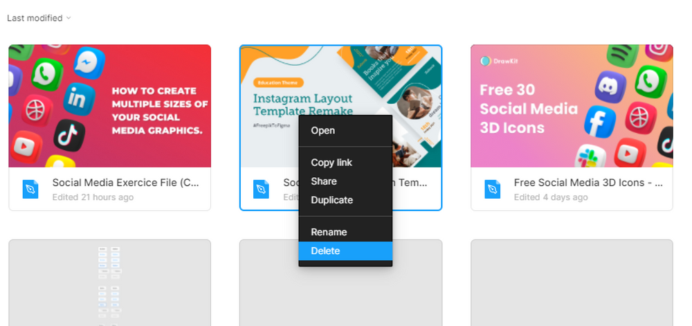 How to delete a Figma file - Captain Design