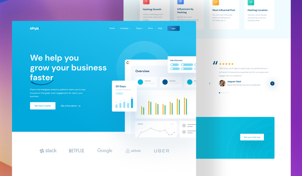 45 Best Figma Landing Page Templates in 2022 (Free) - Captain Design