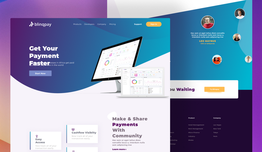 45 Best Figma Landing Page Templates in 2022 (Free) - Captain Design