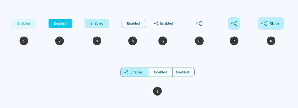 How to create buttons in Figma - Elevated buttons - Captain Design