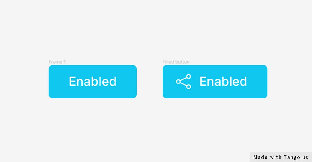 How to design filled buttons - Figma Tutorial - Captain Design