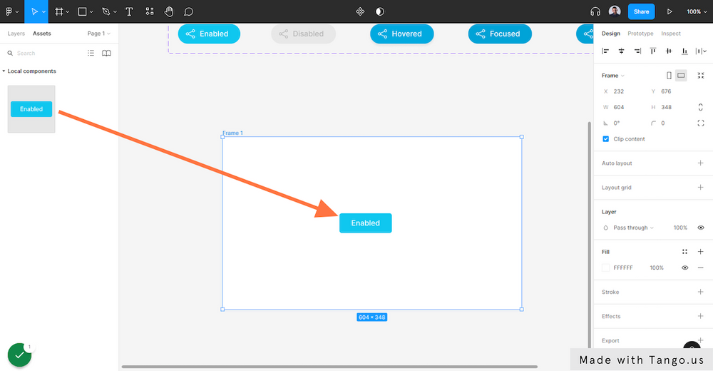How to design filled buttons - Figma Tutorial - Captain Design