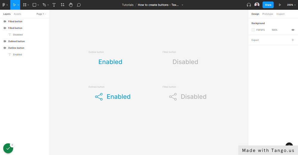 How to design text buttons - Figma tutorial - Captain Design