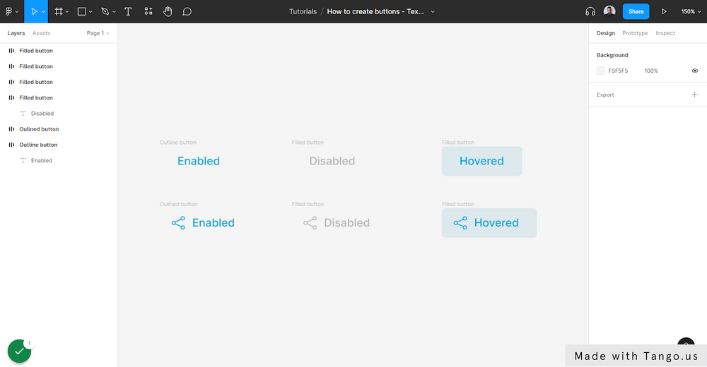 How to design text buttons - Figma tutorial - Captain Design