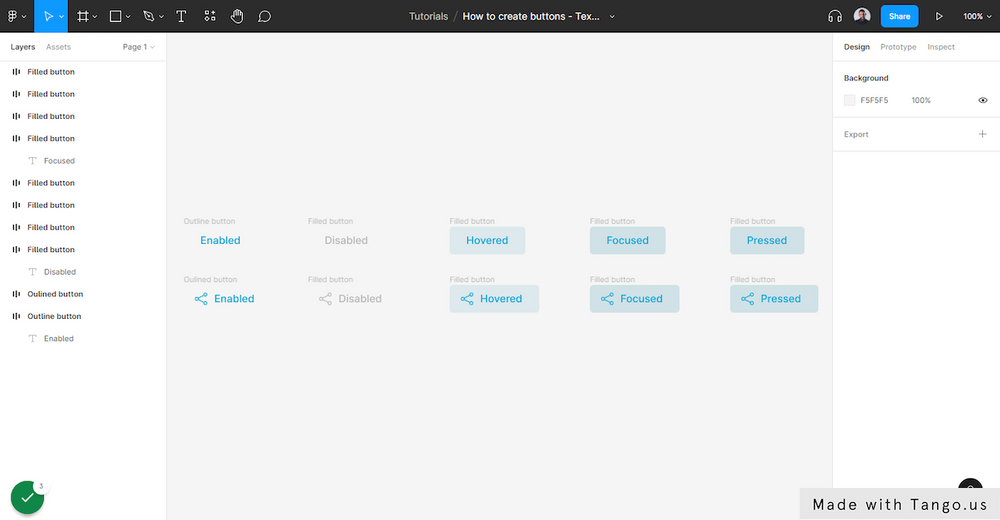 How to design text buttons - Figma tutorial - Captain Design