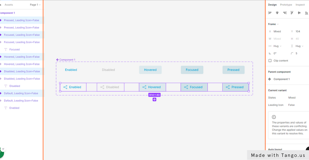 How to design text buttons - Figma tutorial - Captain Design