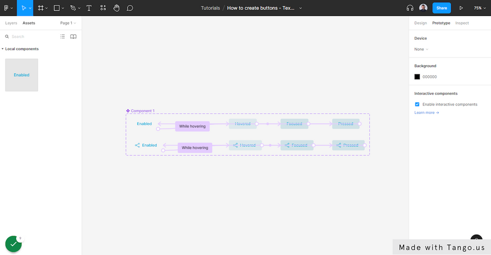 How to design text buttons - Figma tutorial - Captain Design