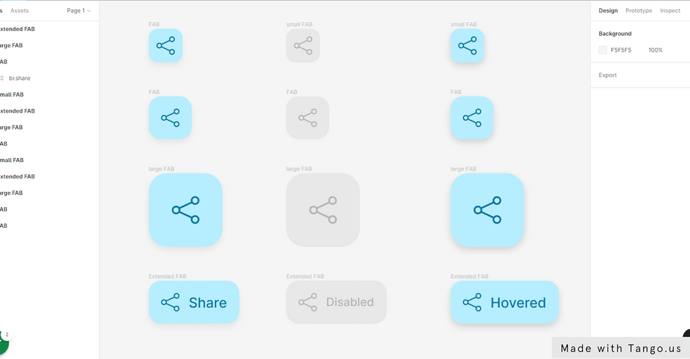 How to create FAB buttons - Figma tutorial - Captain Design
