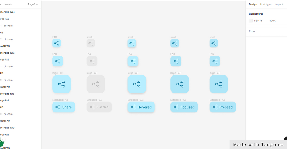 How to create FAB buttons - Figma tutorial - Captain Design