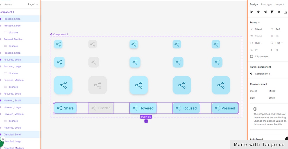 How to create FAB buttons - Figma tutorial - Captain Design