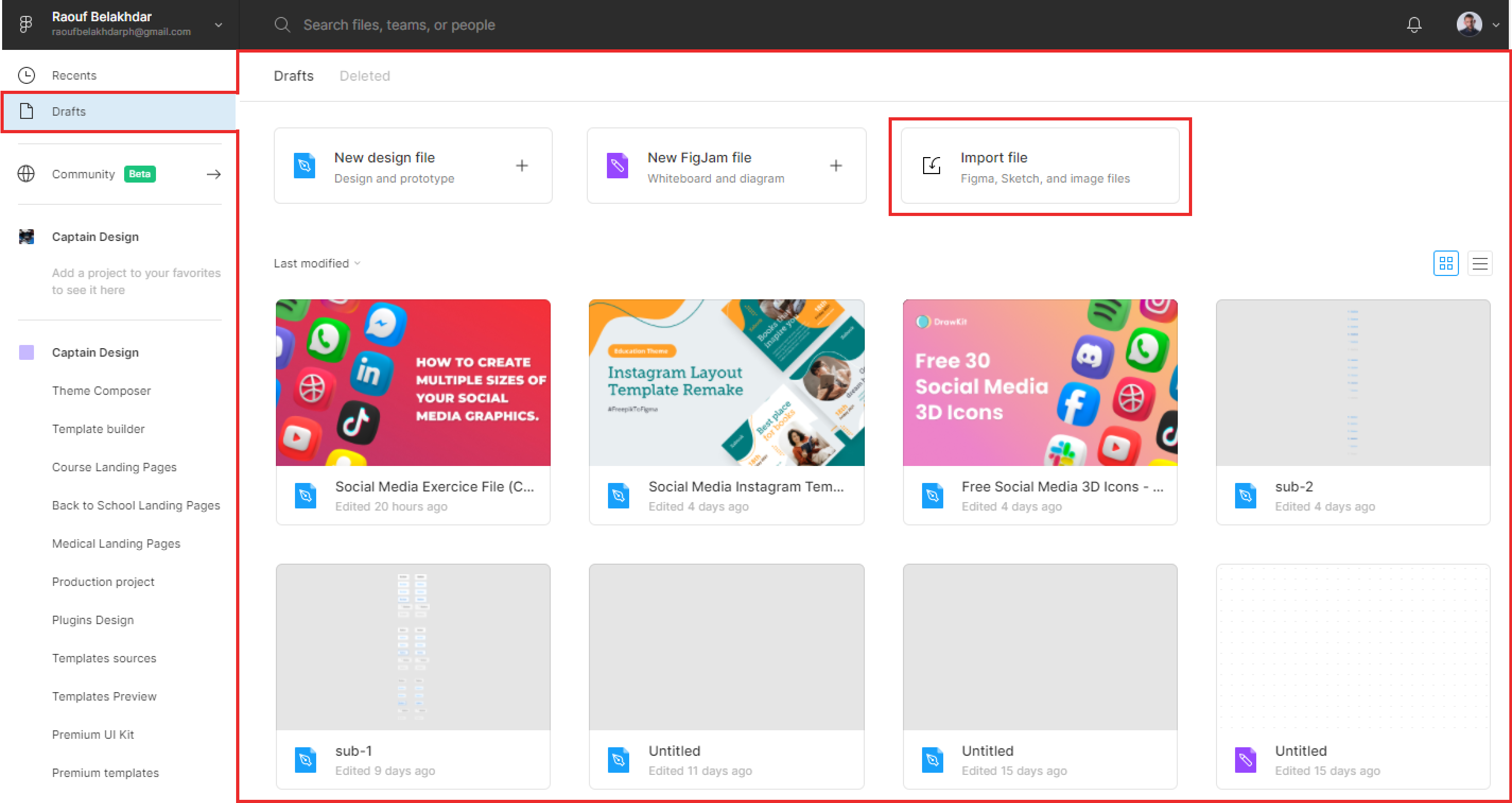 How to import Fig file to Figma - Captain Design