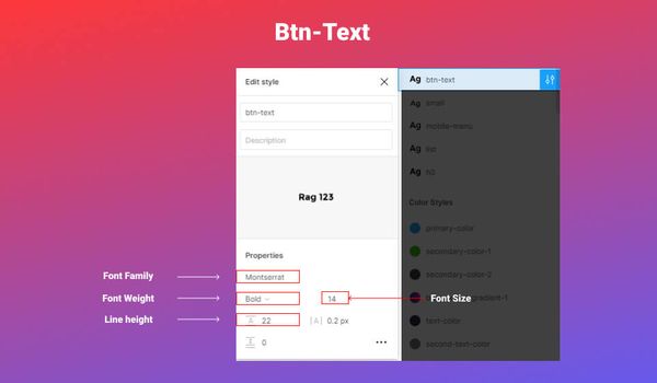 Text Styles and Typography Hierarchy in Figma - Captain Design