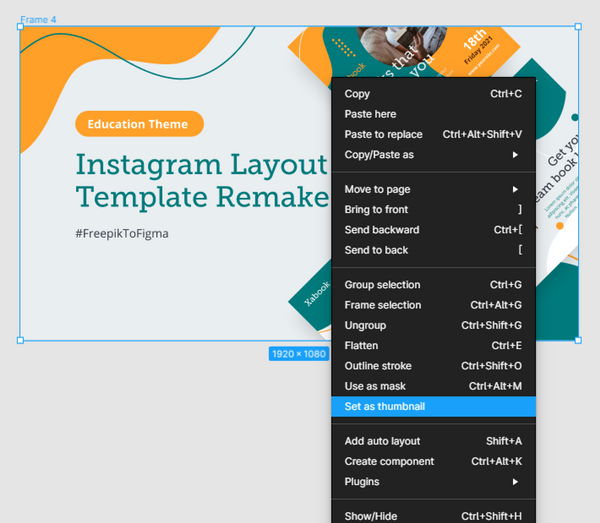 How to set a file's thumbnail in Figma - Captain Design