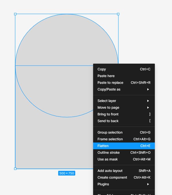 How to merge layers in Figma - Captain Design