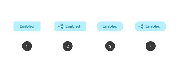 How to design filled tonal buttons - Figma Tutorial - Captain Design