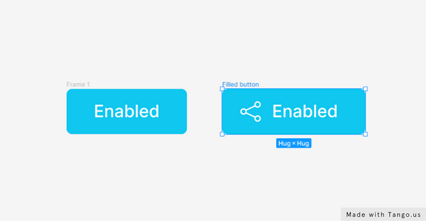 How to design filled buttons - Figma Tutorial - Captain Design