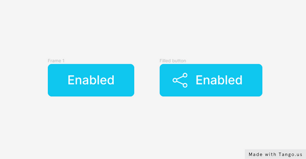 How to design filled buttons - Figma Tutorial - Captain Design