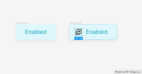 How to create buttons in Figma - Elevated buttons - Captain Design