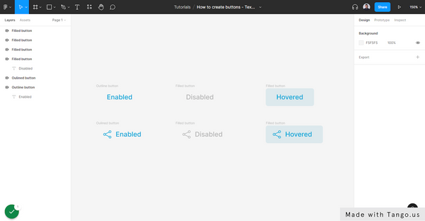 How to design text buttons - Figma tutorial - Captain Design