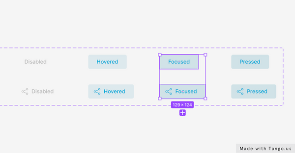 How to design text buttons - Figma tutorial - Captain Design