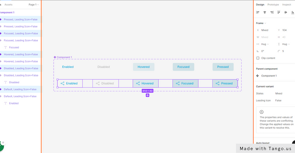 How to design text buttons - Figma tutorial - Captain Design