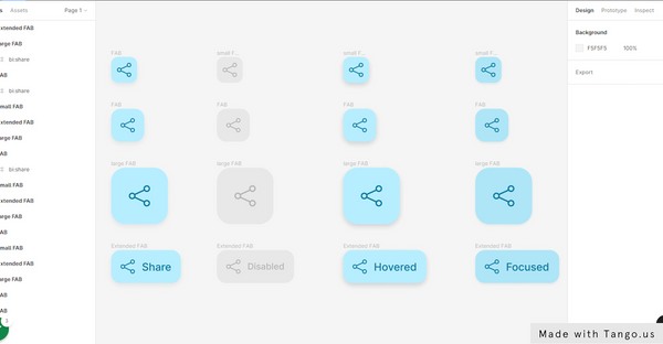 How to create FAB buttons - Figma tutorial - Captain Design
