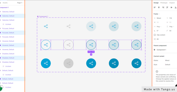 How to create icon buttons - Figma tutorial - Captain Design